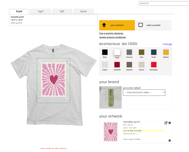 The Width of a Typical T-shirt Design: What You Need to Know for ...